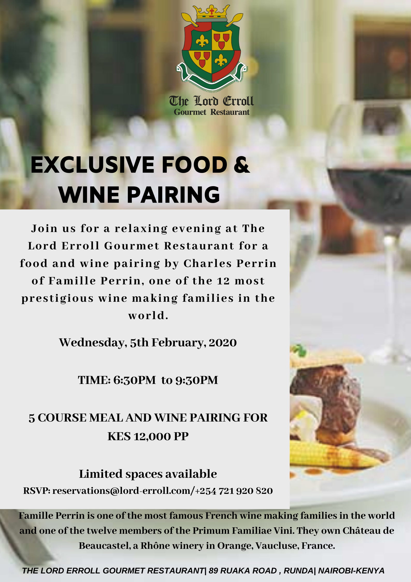 The Lord Erroll - Gourmet Restaurant